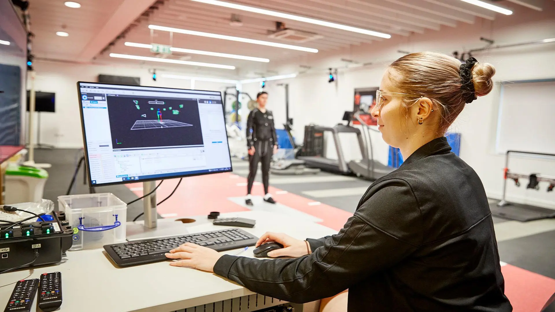 Biomechanics laboratory facility at Solent University