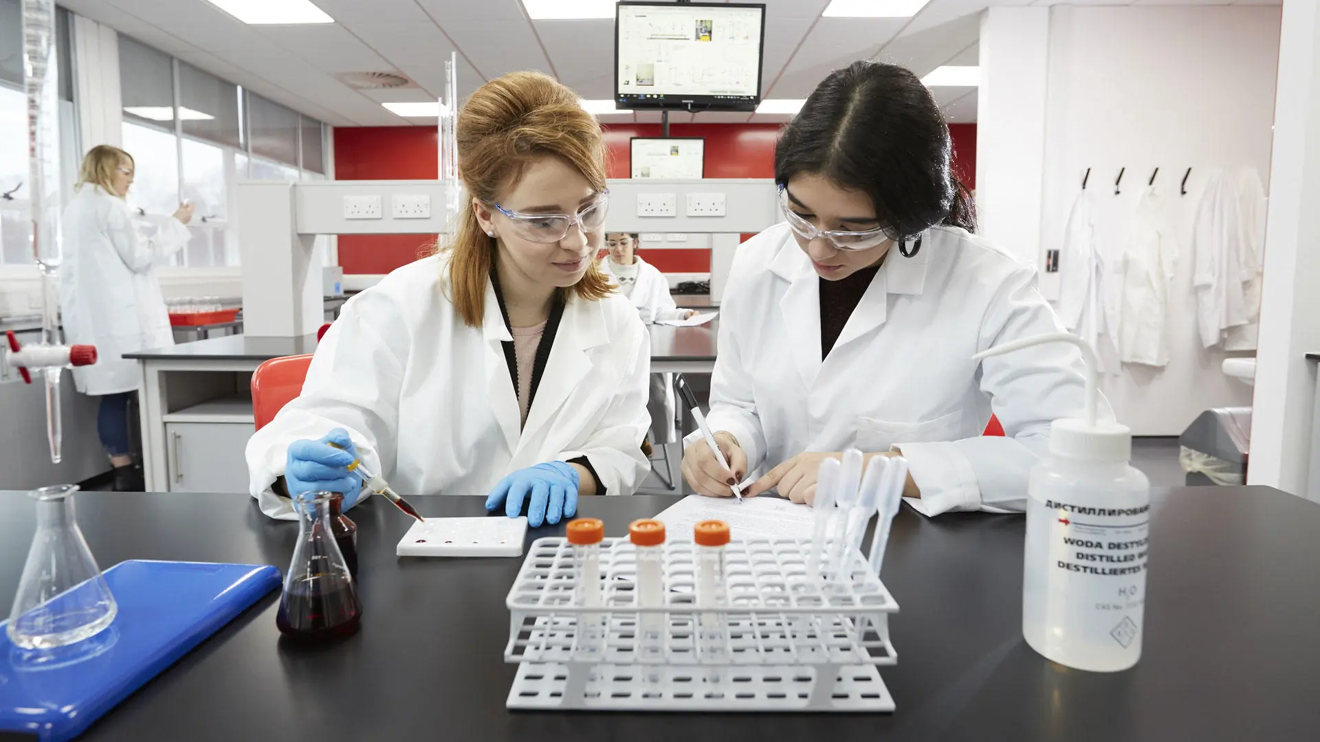 Biomedical science laboratories facility at Solent University