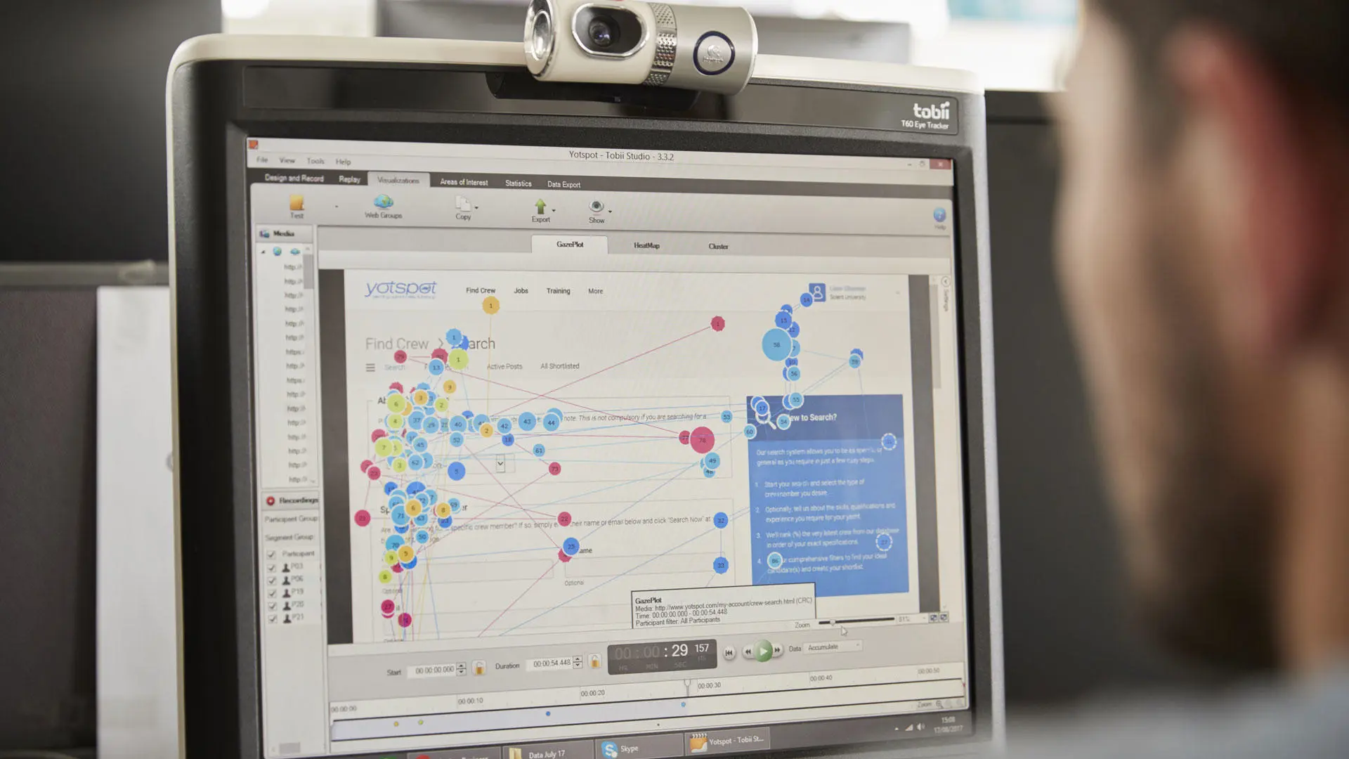 Computing and usability lab facility at Solent University
