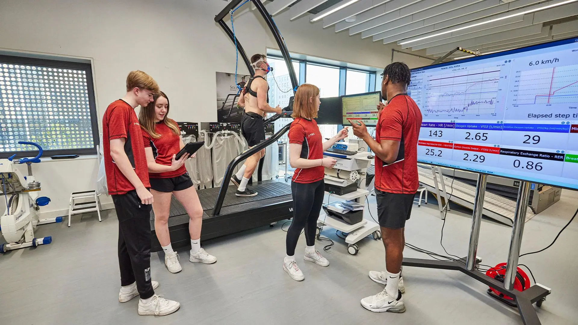 Physiology laboratory at Solent University