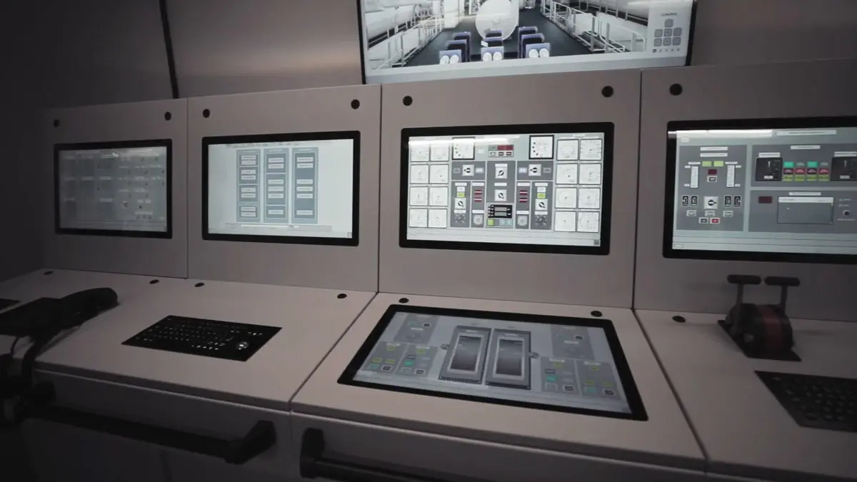 Engine room simulator facility at Solent University