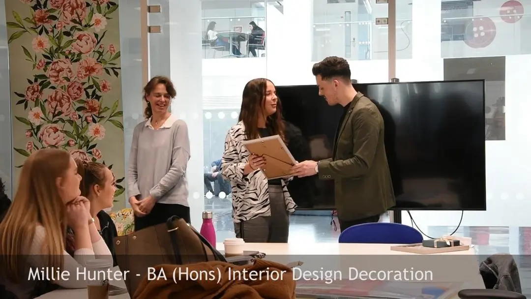 BA (Hons) Interior Design Decoration degree