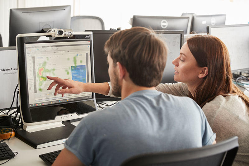 Computing and usability lab facility at Solent University