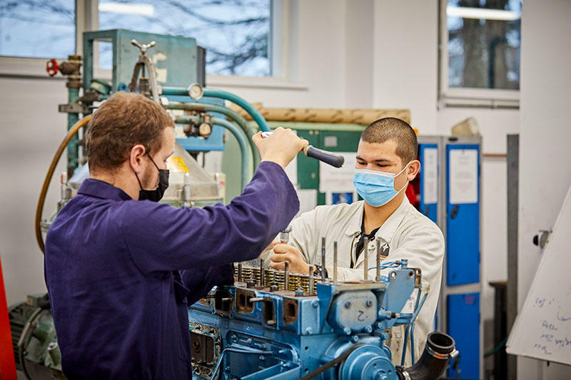 Marine engineering workshops facility at Solent University