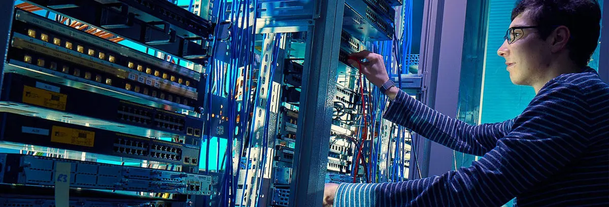 Cisco networking labs facility at Solent University