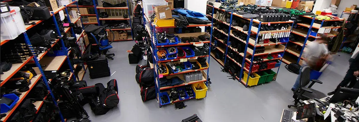 Media production store facility at Solent University