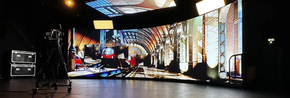 Virtual production studio