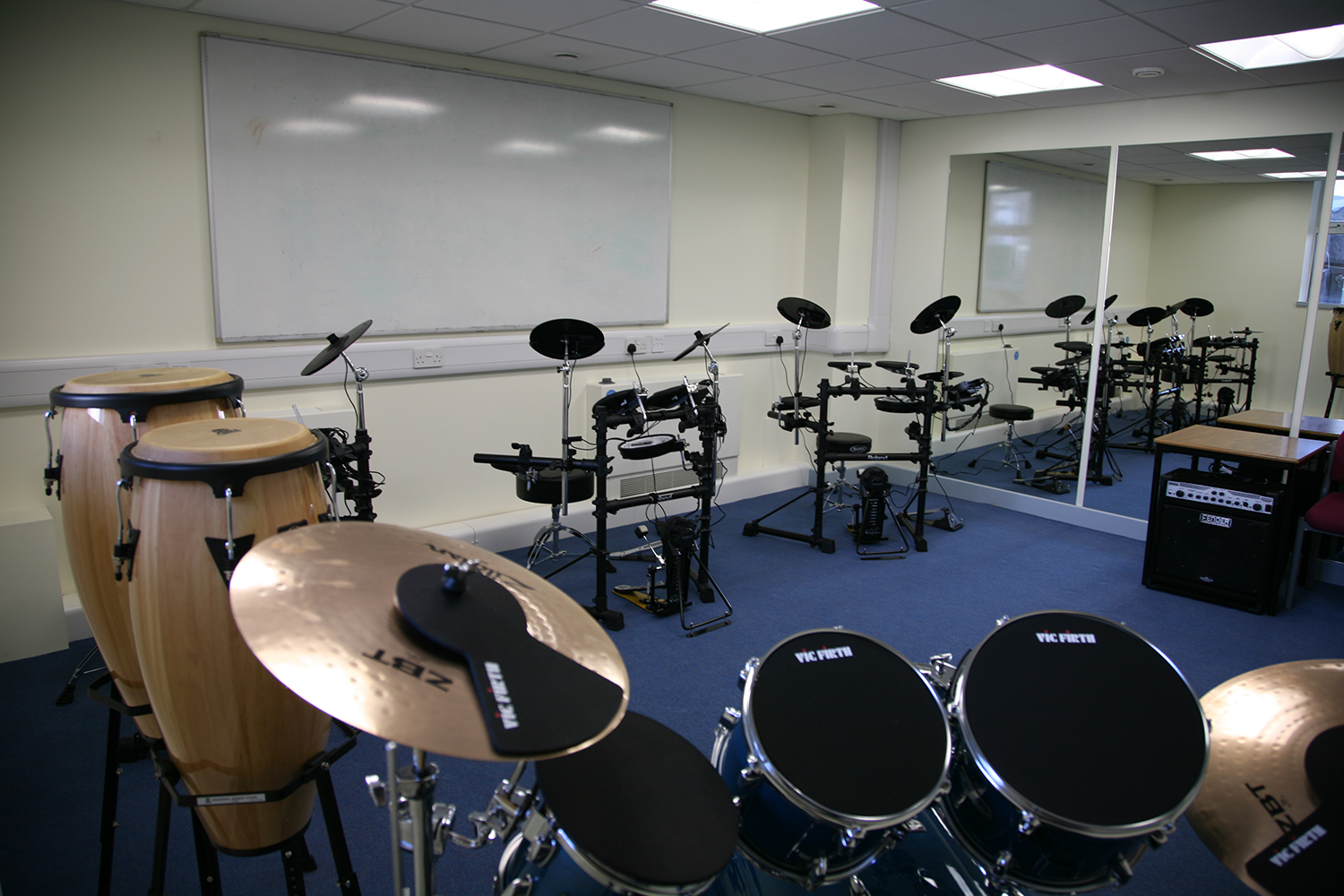 Music practice rooms
